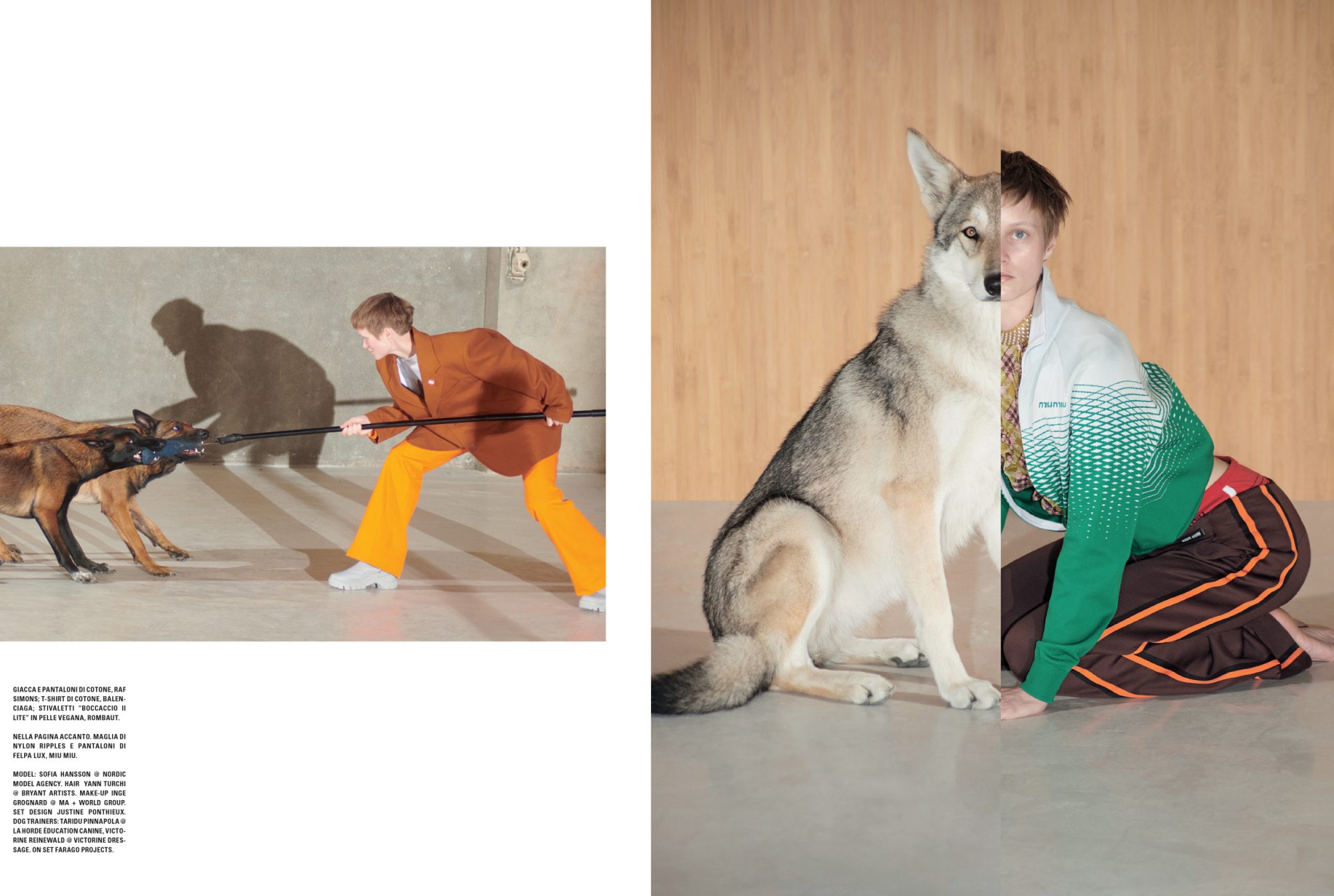 Vogue Italia 'Animal Issue'. Photographed by Johnny Dufort. – News ...