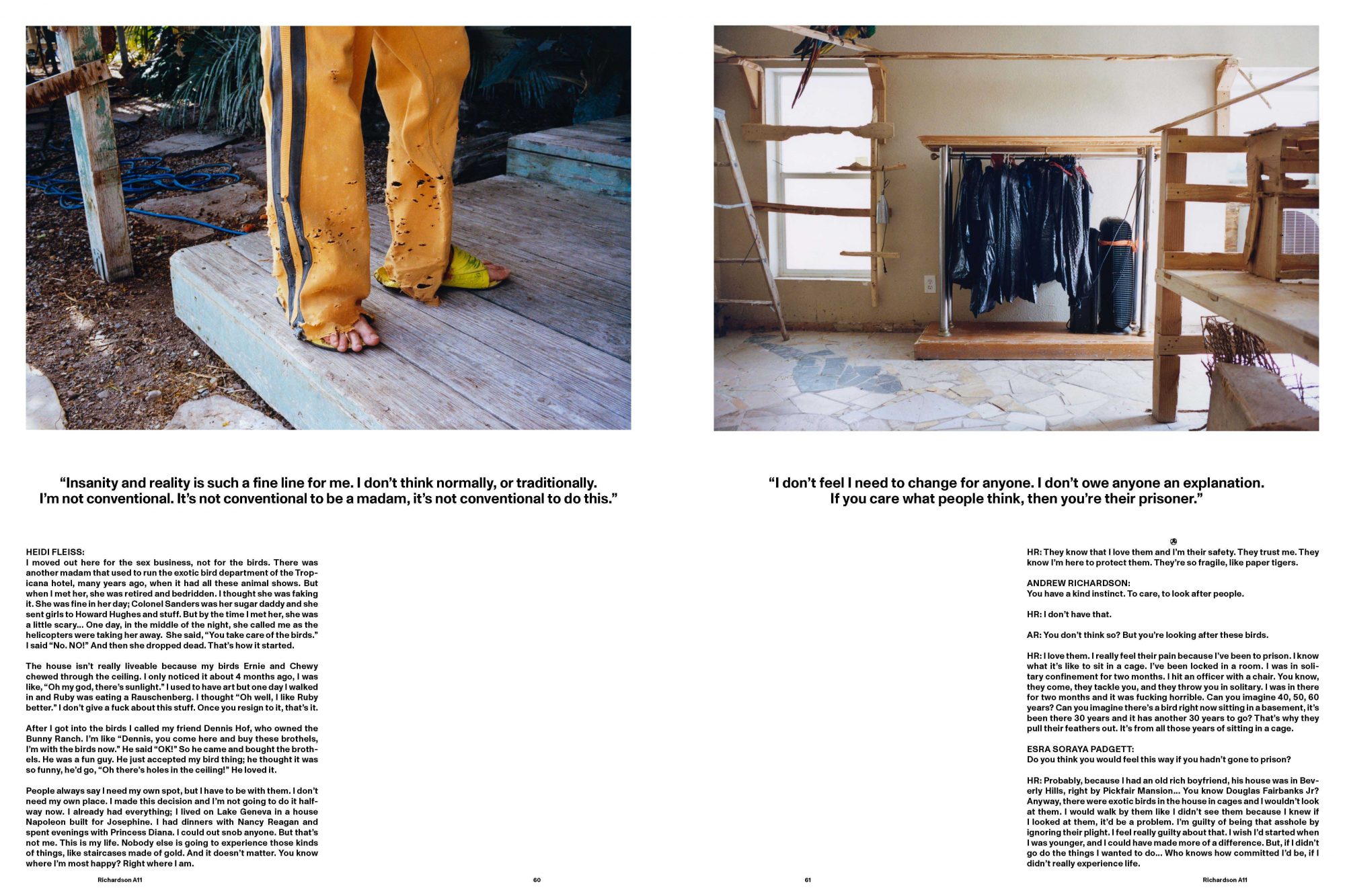 Rosie Marks photographs Heidi Fleiss for Richardson A11 – News – DoBeDo ...