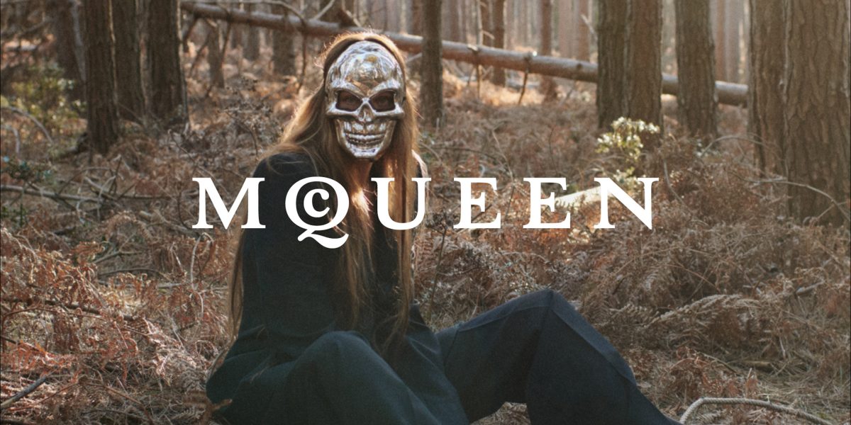 Alexander McQueen SS24 art direction and logo by Edward Quarmby ...