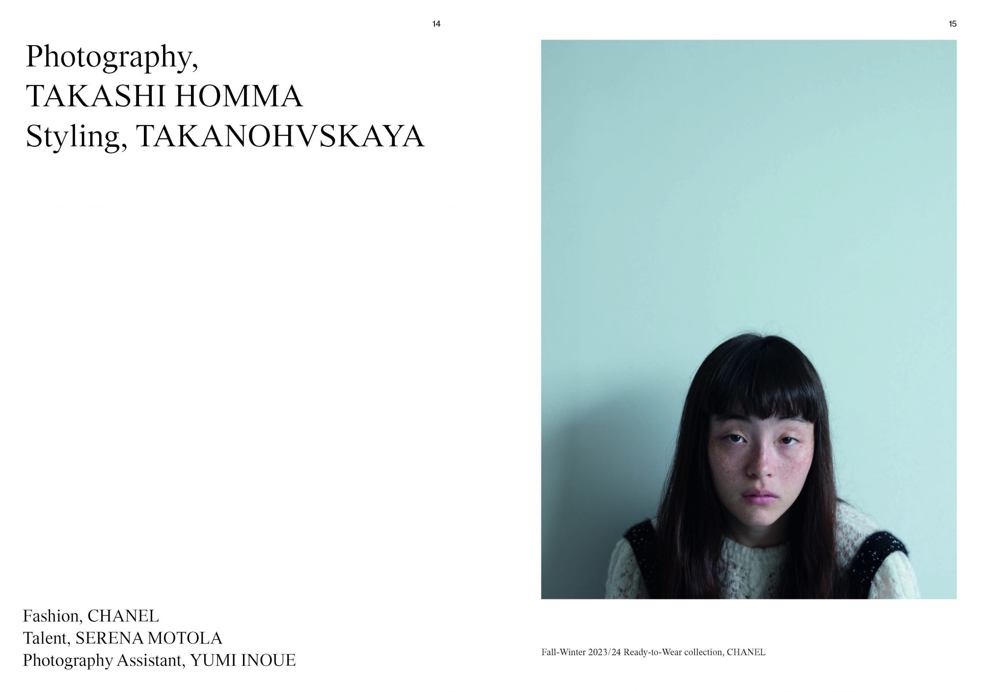 Takashi Homma photographs cover story for Many of Them – News – DoBeDo ...